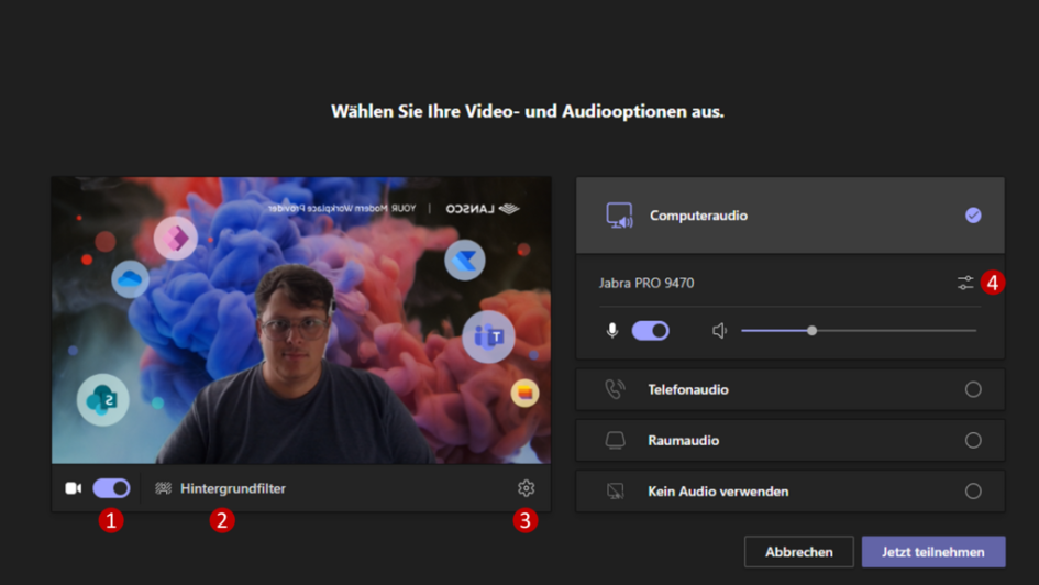 Basisfunktionalitäten | Besprechungen und Konferenzen in Microsoft ...